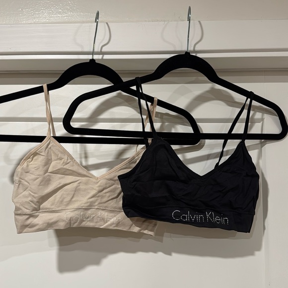 Calvin Klein | Intimates & Sleepwear | Calvin Klein Bras One Black One ...